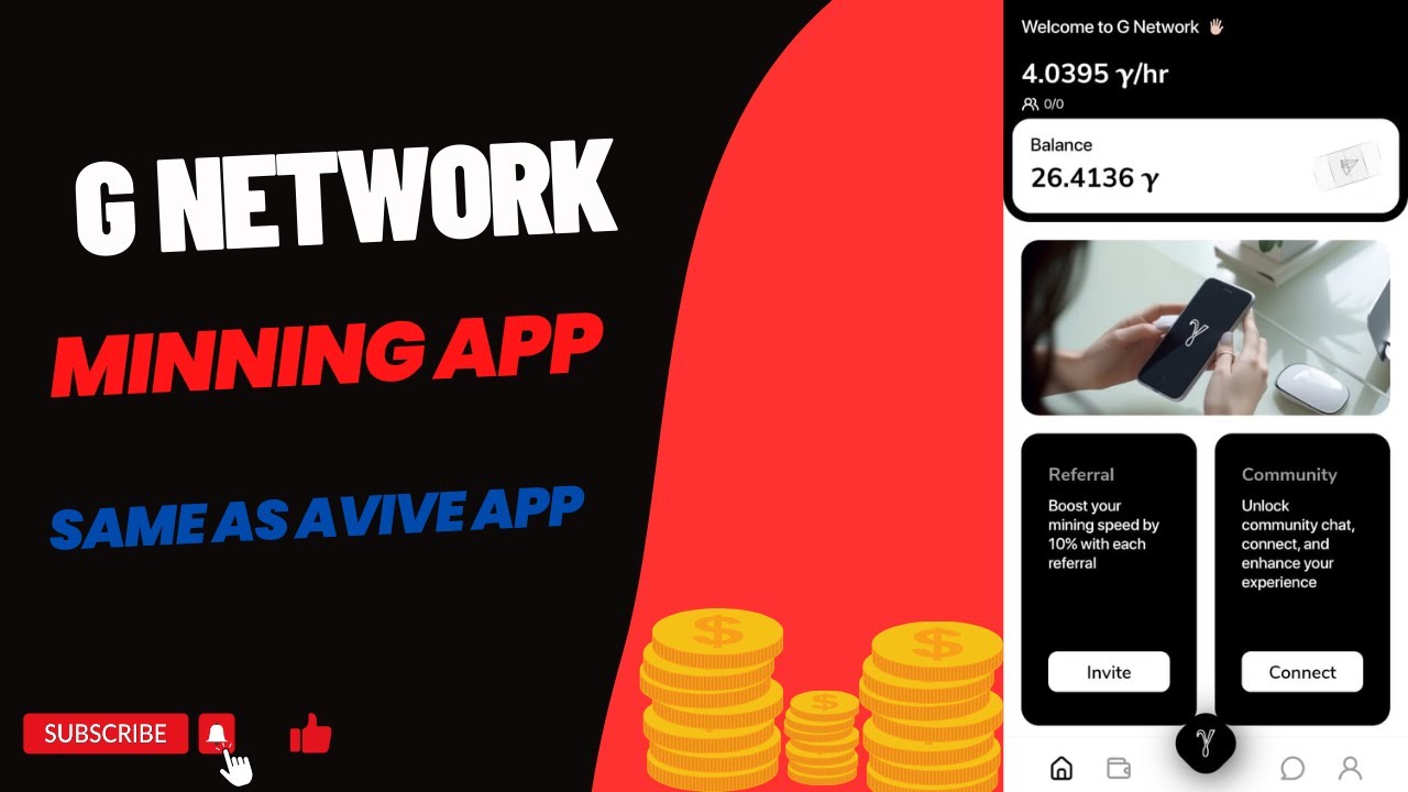 G Network Mining App||How to Create Account||Big Profit Opportunity Don't miss||Same As Avive ...
