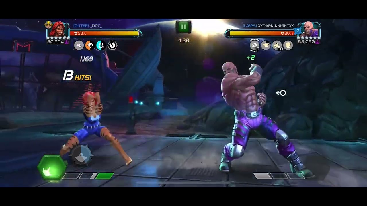 Mcoc aw season 46 tigra vs abs path 1 - YouTube