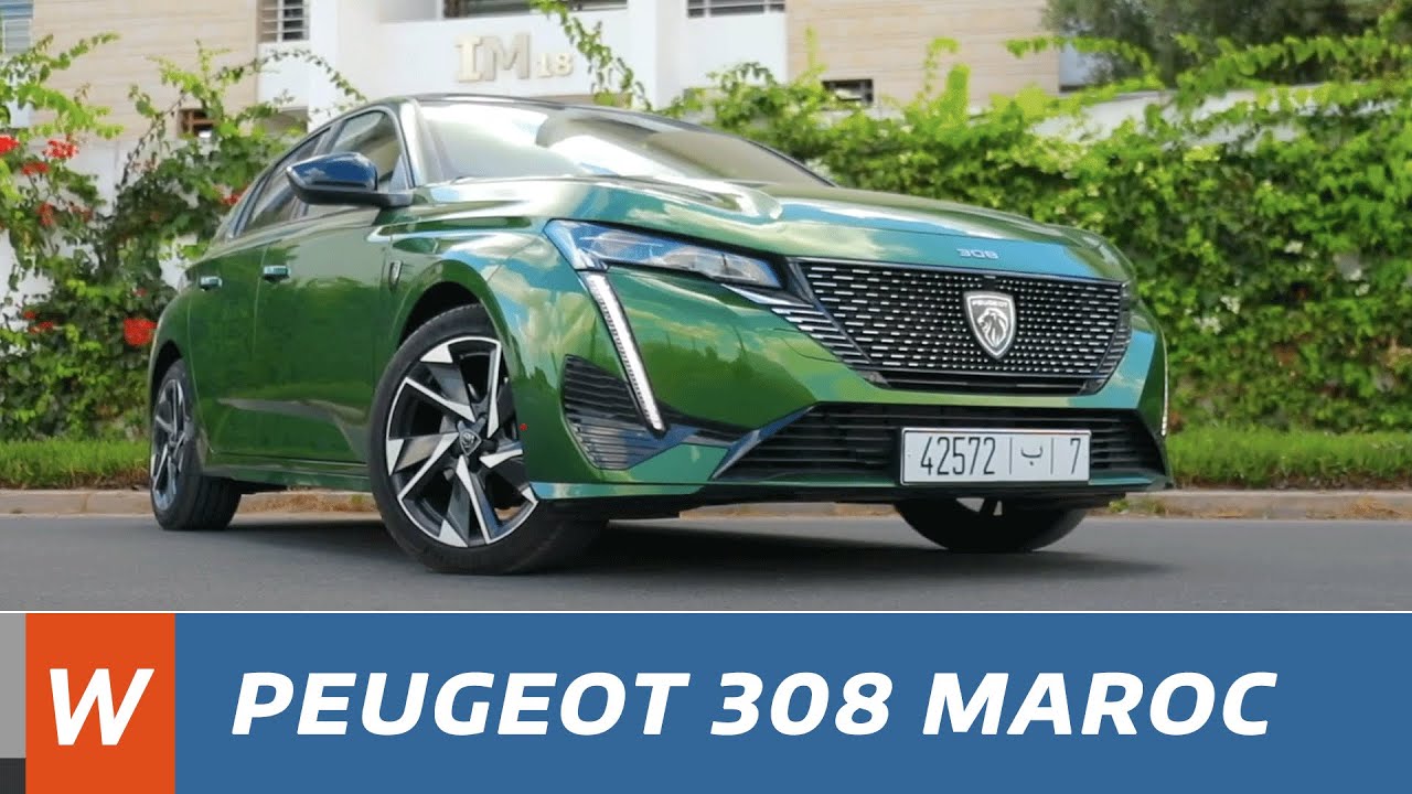 Essai de la nouvelle PEUGEOT 308 Maroc - تجربة قيادة المغرب - YouTube