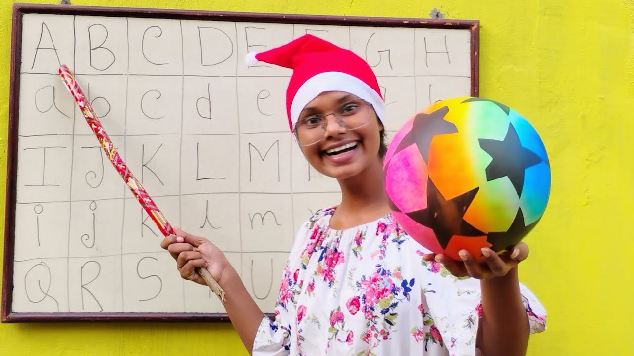 Christmas ABC || Christmas Song for kids ||Alphabets A to Z || Fun ...