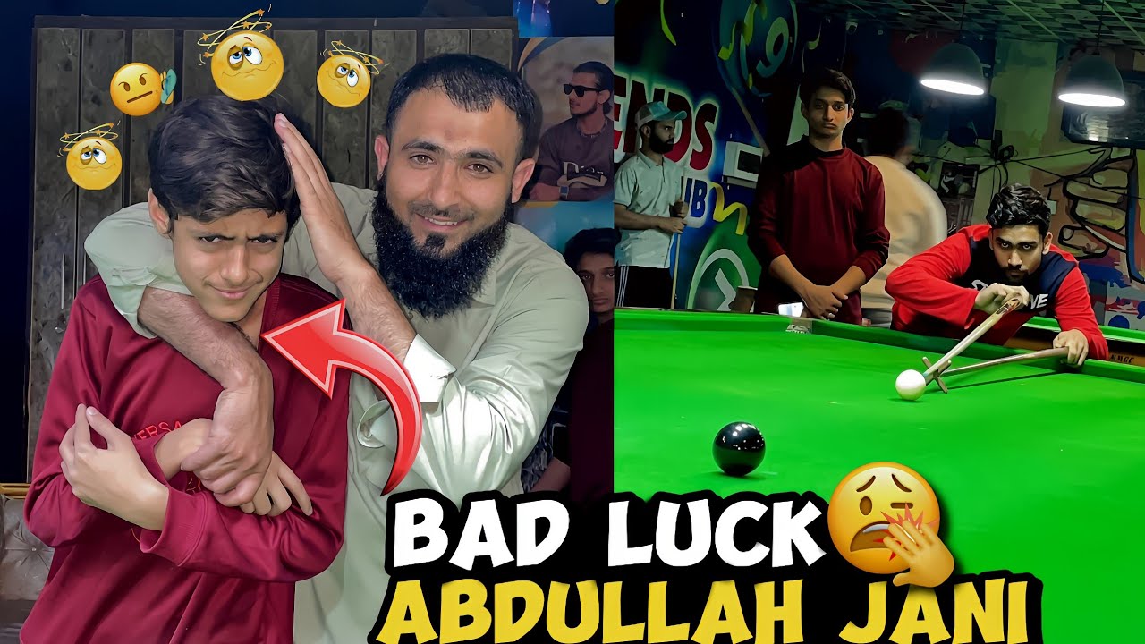 Aj abdullah jani ki bad luck rahi hanan come back in snooker 🎱 - YouTube