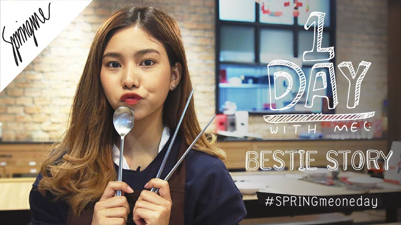 SPRINGme ONE DAY with BESTIE STORY - YouTube