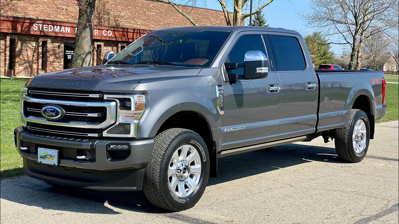 2021 Ford F-350 Platinum Powerstroke Long bed Carbonized Gray (For Sale ...