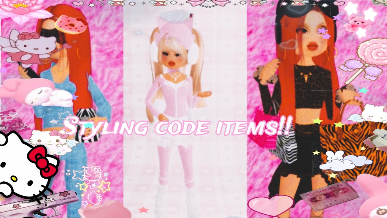 STYLING CODE ITEMS IN DRESS TO IMPRESS!! - YouTube