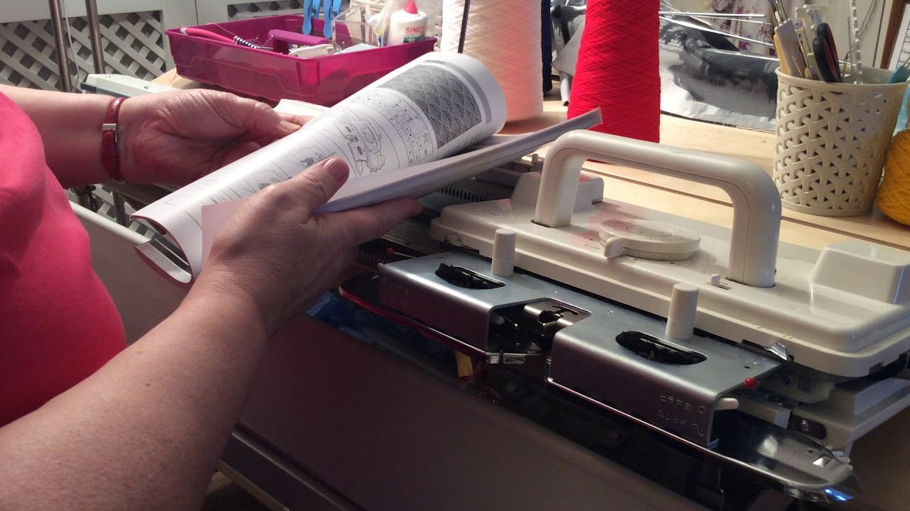 Machine Knitting - Pattern Knitting on Silver Reed punchcard models ...