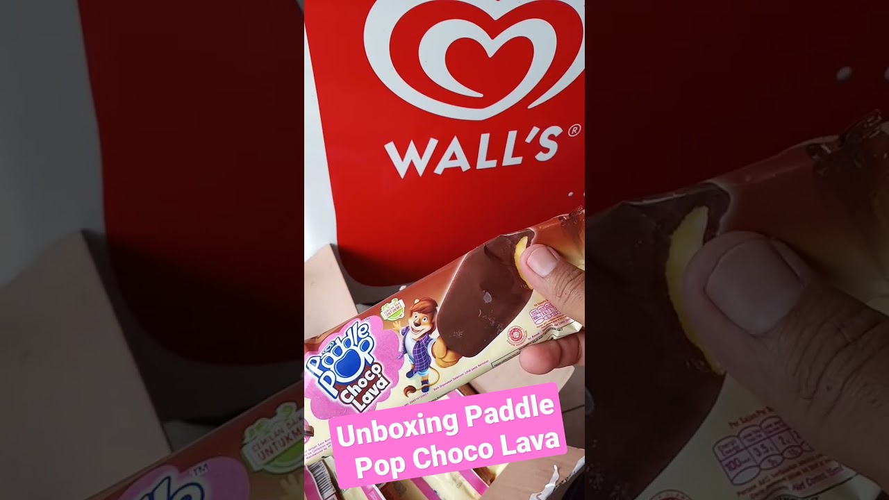 Unboxing Paddle Pop Choco Lava - YouTube