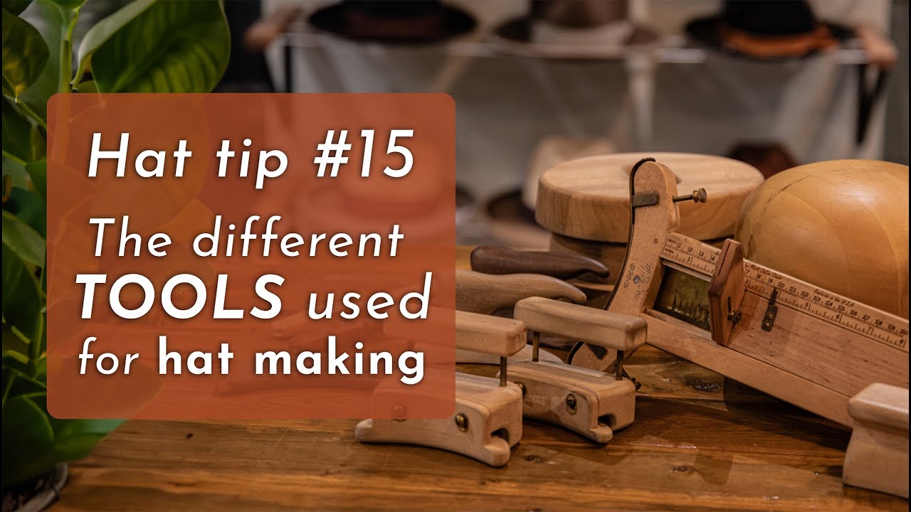 A hat makers tools explained. - YouTube