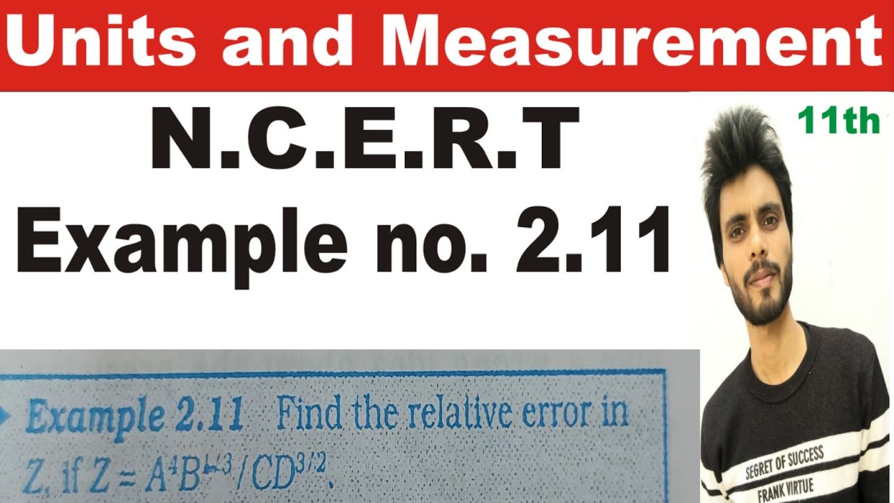 Physics ncert example 2.11 class 11th | example 2.11 physics class 11 ...