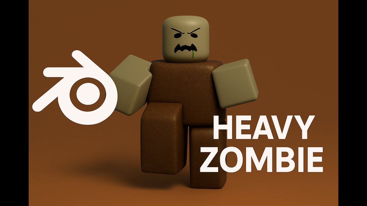Easy way how to model Heave ZOMBIE from tdx PT3(Easy mode) #blender3d # ...