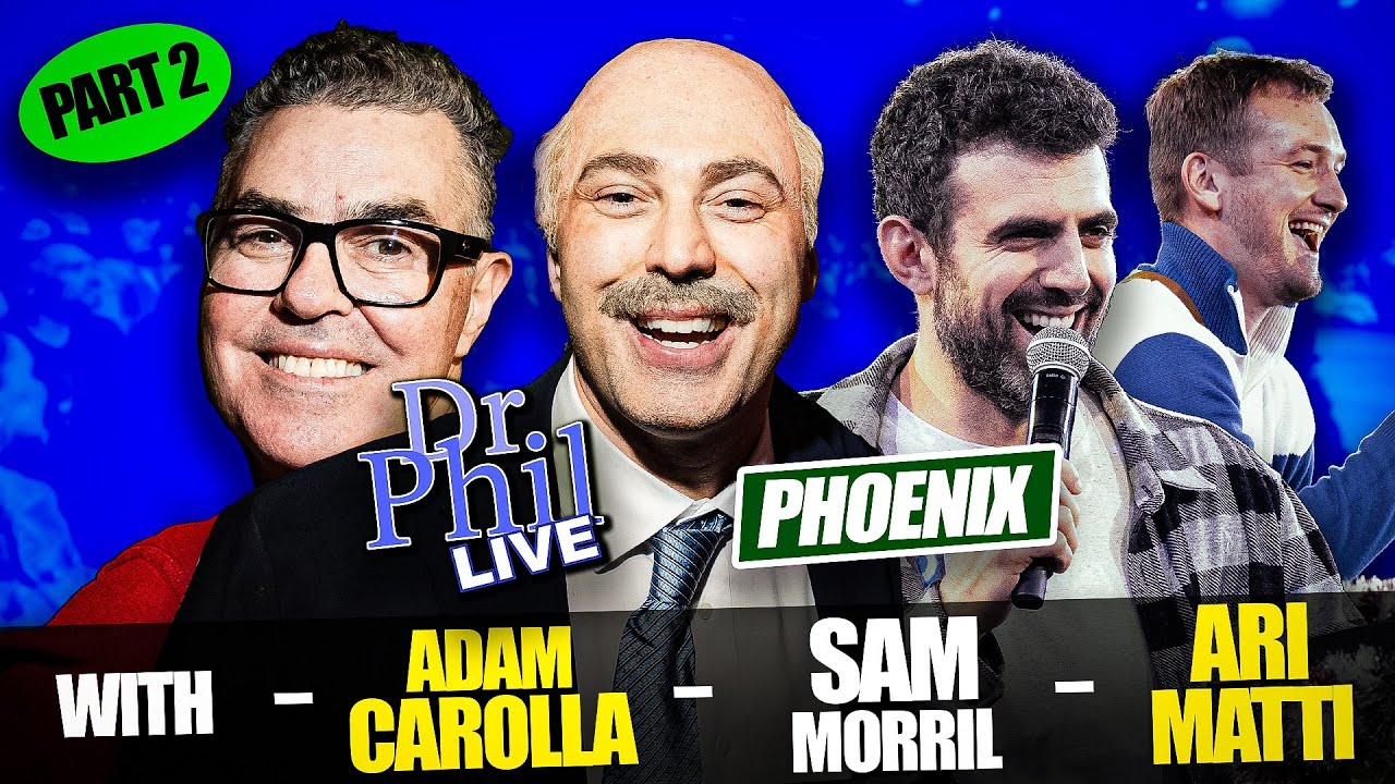 Dr. Phil LIVE! Part TWO with Adam Carolla, Sam Morril, and Ari Matti ...
