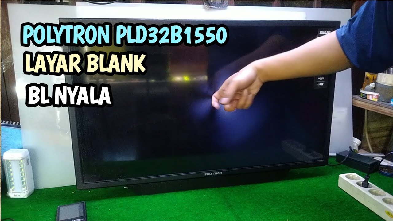 trik mengatasi TV LED layar blank hitam kerusakan panel jalur kanan dan ...