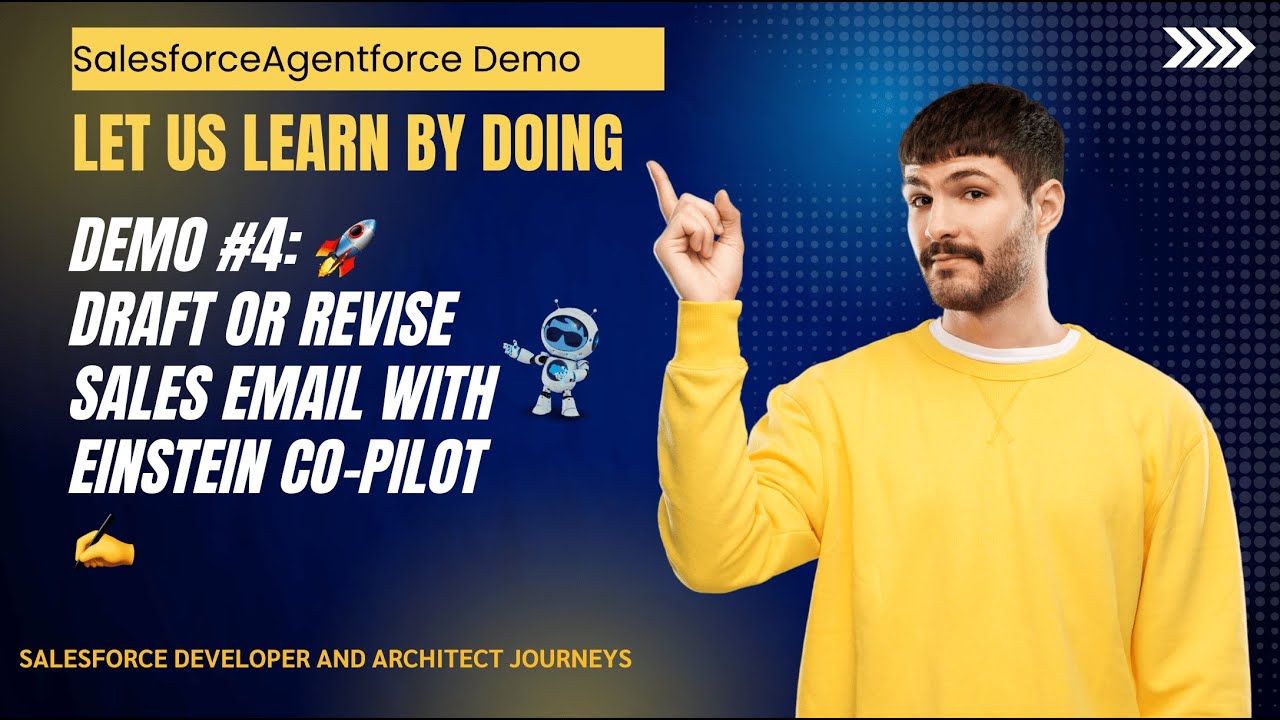 🚀 Salesforce Einstein Co-Pilot DEMO: Draft or Revise Sales Email with ...