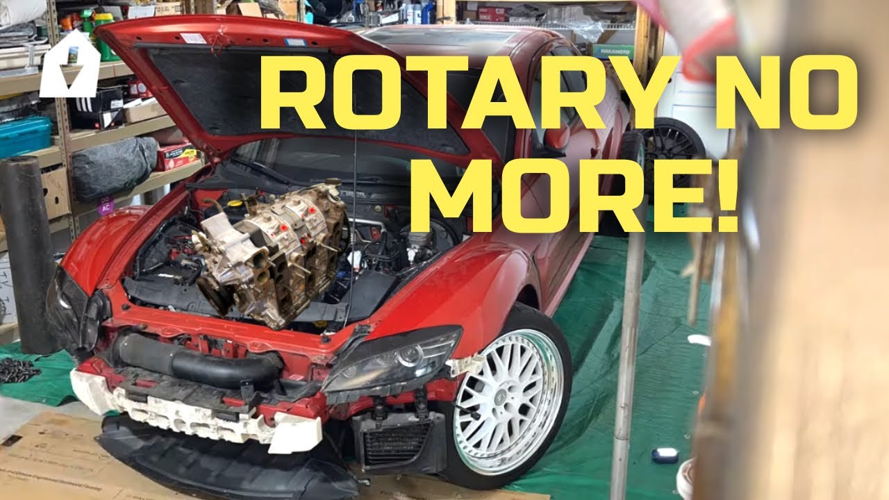 RX8 Engine Removal - YouTube
