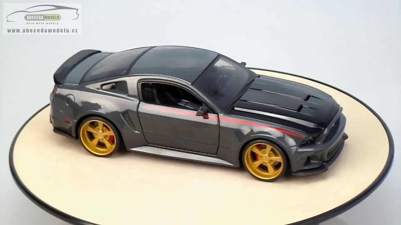 FORD MUSTANG STREET RACER 2014 Maisto 1/24 - YouTube