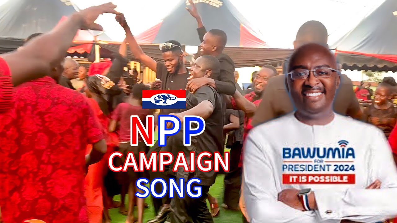 NPP CAMPAIGN SONG PERFORM BY DIWOMERE INT LIVE BAND AT A FUNERAL - YouTube