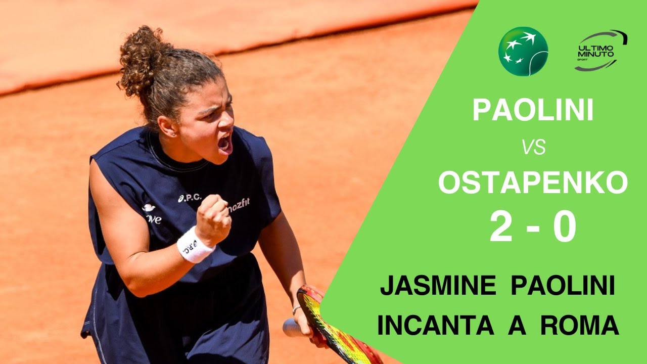 Internazionali d'Italia: Jasmine Paolini incanta al Foro Italico, disinnesca la potente ...