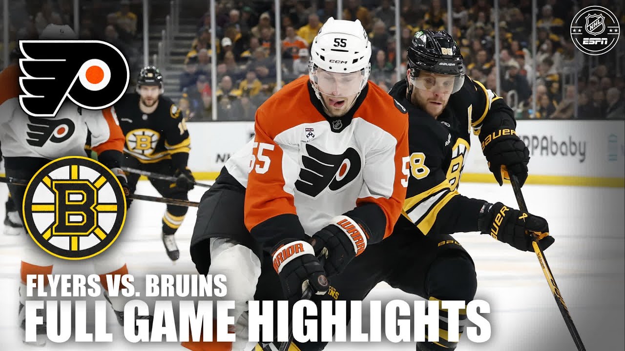 Philadelphia Flyers vs. Boston Bruins | Full Game Highlights | ESPN NHL ...