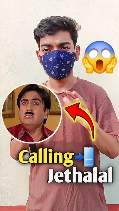 Calling 📲 to Jethalal 😱(Bacuse of Copyright i have trim the video) ।। # ...