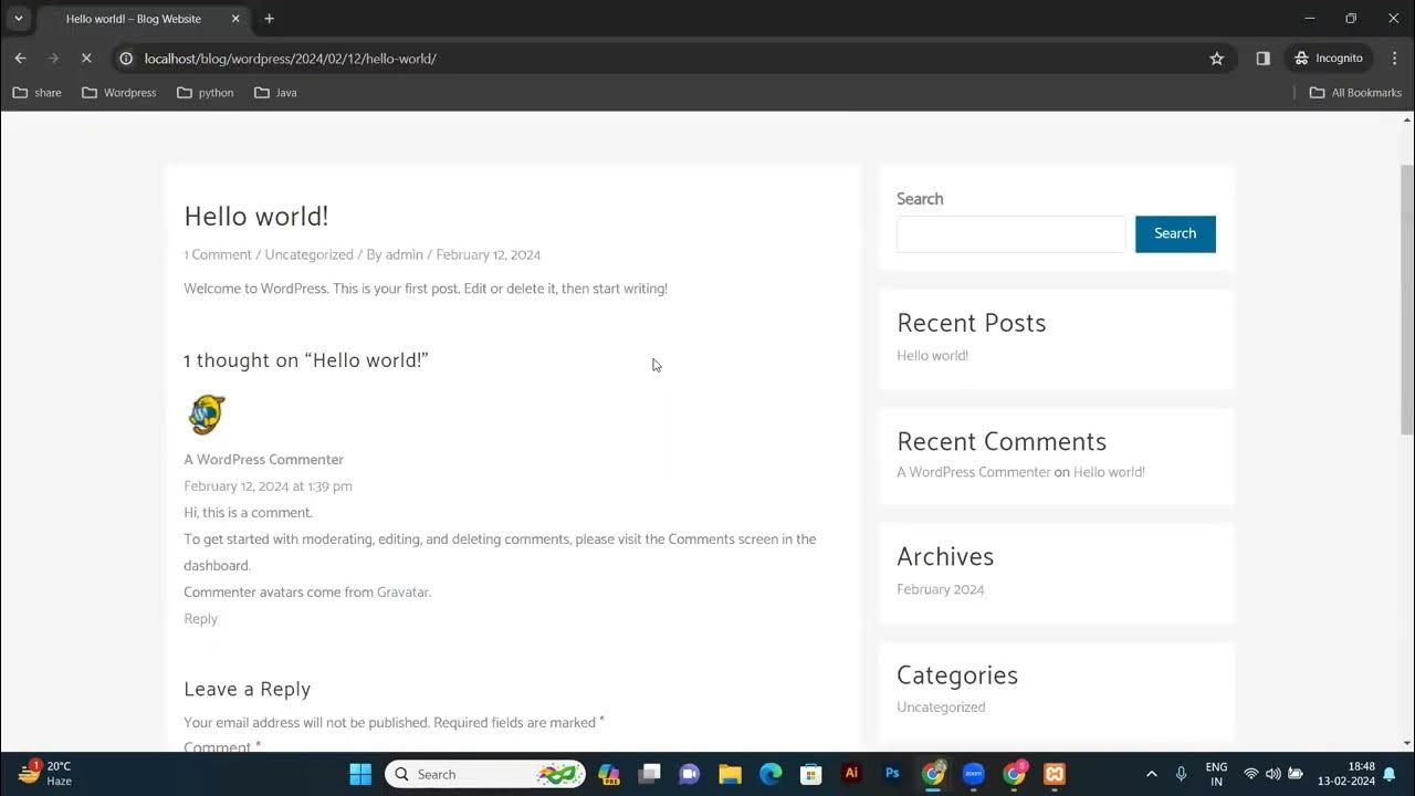 How to approve comment in WordPress & write simple post in WordPress - YouTube