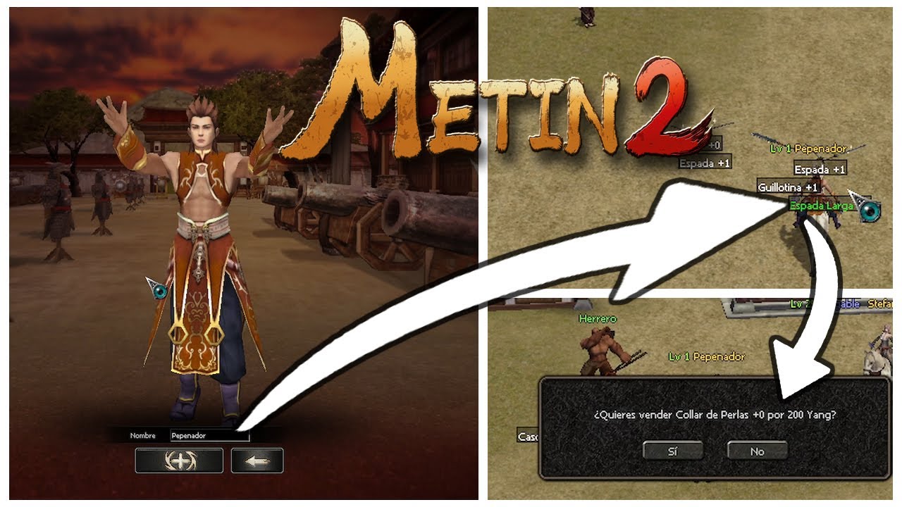 DE PEPENADOR A MILLONARIO | Cómo iniciar en Metin2 - CAP.1 | METIN2 - YouTube