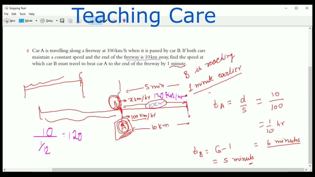SOLVING PHYSICS PROBLEMS - TIME AND SPEED - YouTube