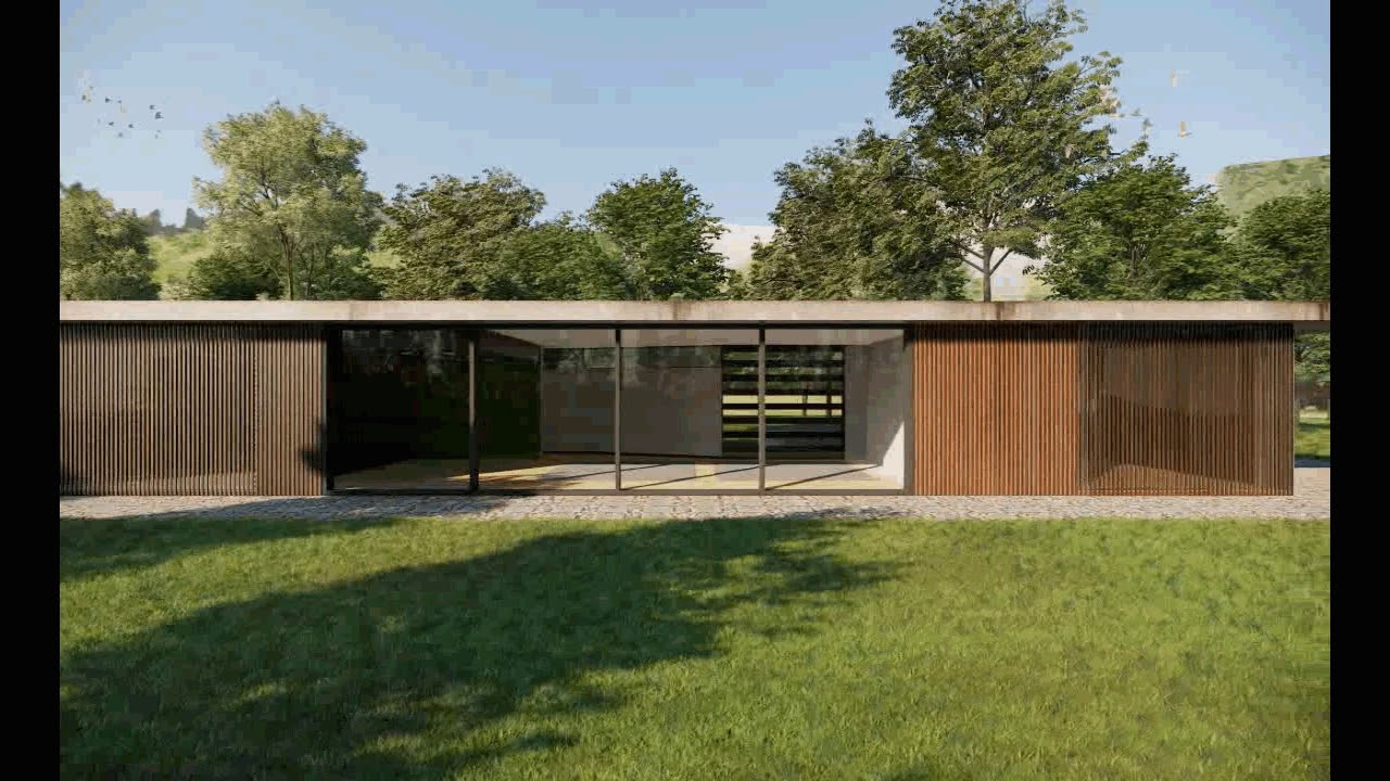 Enscape Rendering - Minimalist House - YouTube