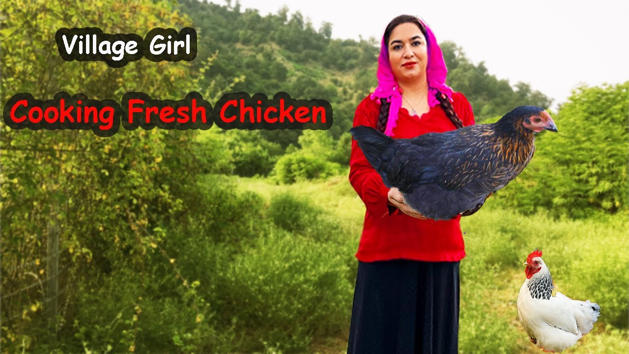Village Cooking in the Rain | Traditional Chicken Recipe Over Wood Fire ...