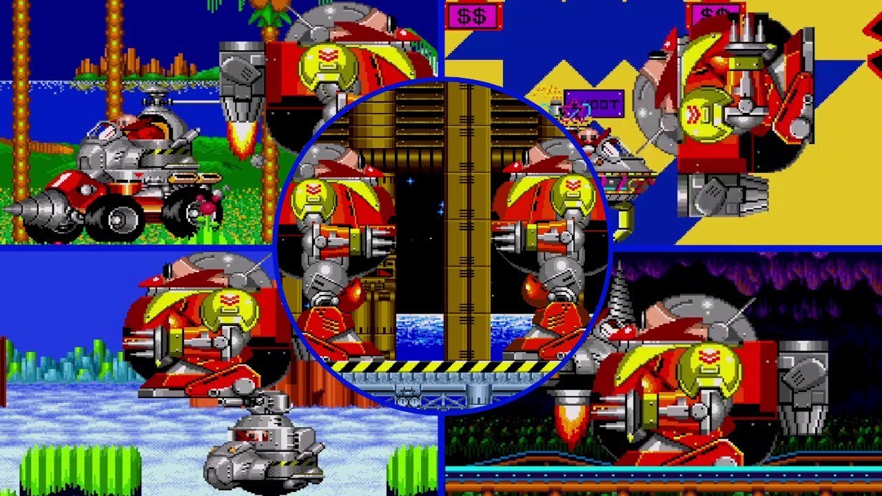 Death Egg Robot Playable In Sonic 2 - All Bosses - YouTube