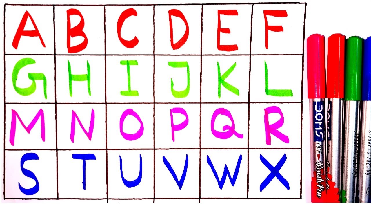 Write Capital Abcd for Kids ,, How to Write Capital Letters ,, Learn ...
