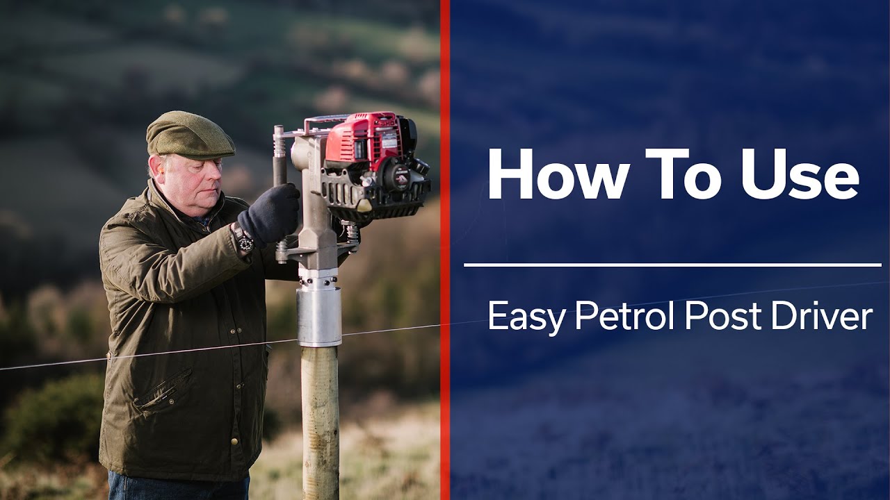 How To Use The Easy Petrol Post Driver - YouTube