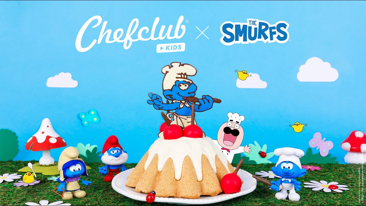 Chef Smurf Cake 🥧😋 Time to smurf things up in the kitchen with the kids ...