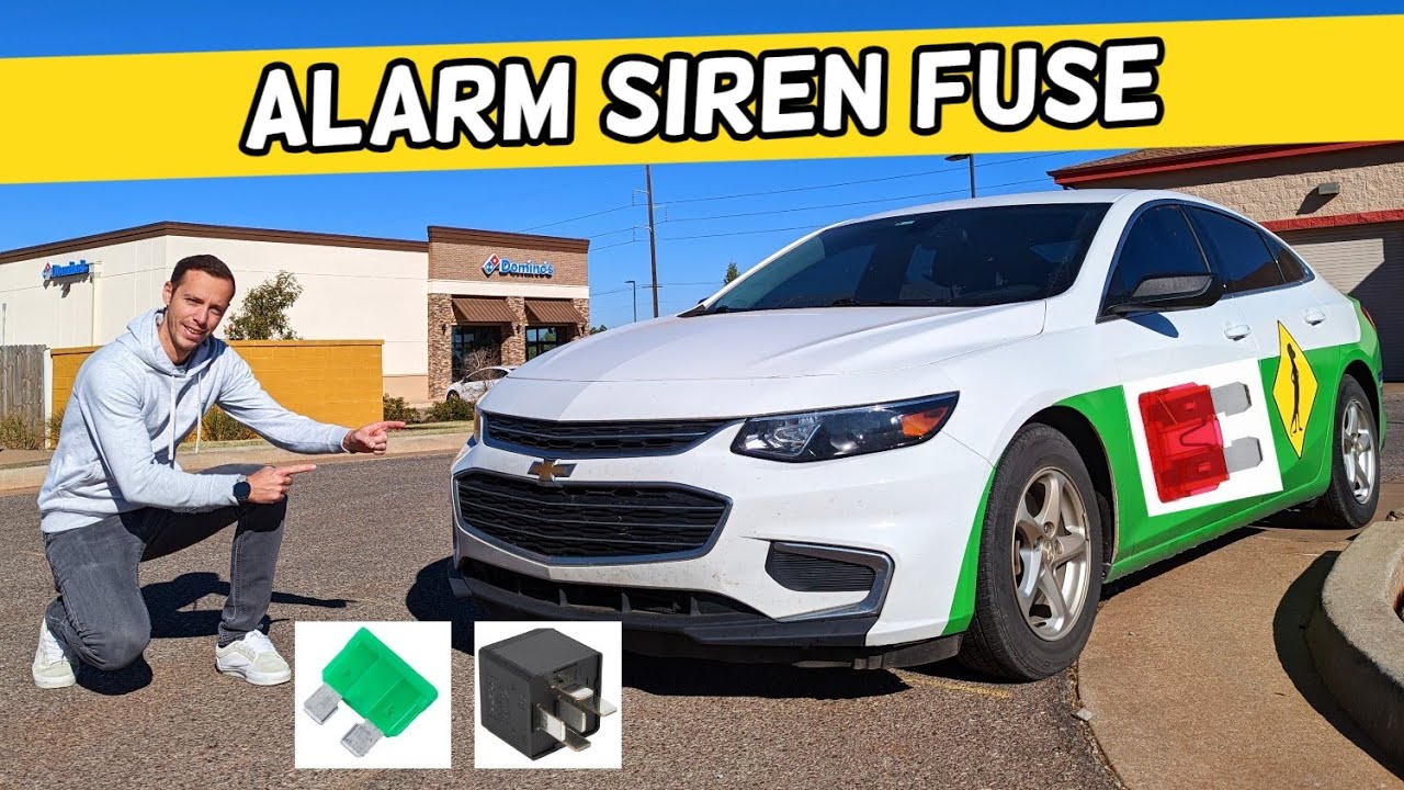 CHEVROLET MALIBU ALARM SIREN HORN FUSE LOCATION 2016 2017 2018 2019 ...