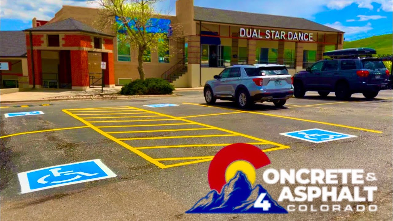 Concrete & Asphalt 4 CO — Dual Star Dance Striping - YouTube