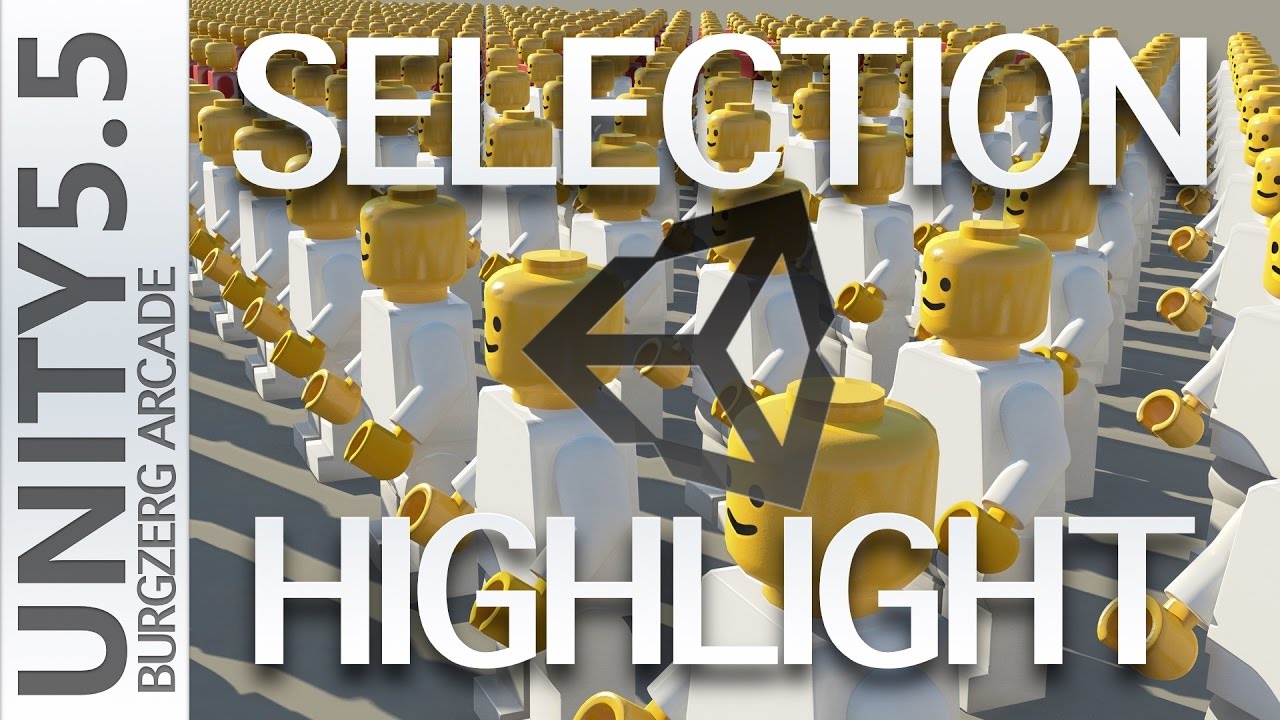 Unity 5.5 Selection Highlighting - YouTube