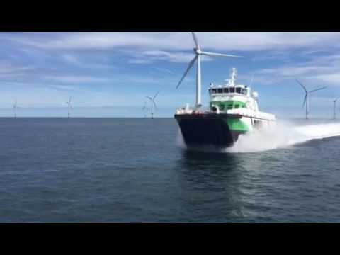 Umoe Firmus high speed pass at Sheringham Shoal - YouTube
