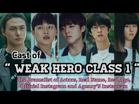 Biodata Pemain Drama Korea " Weak Hero Class 1 " / Cast of Drama Weak ...