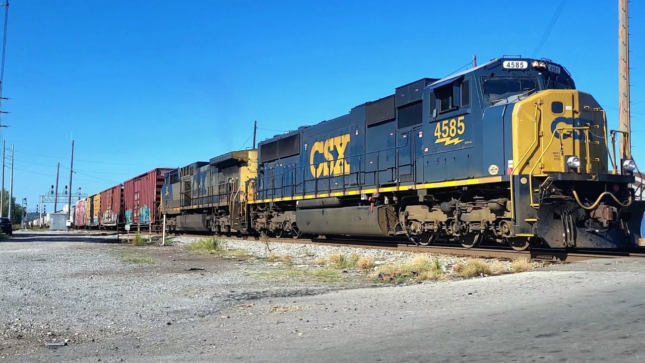 Csx 4585 south Bham AL 9-2-24 - YouTube
