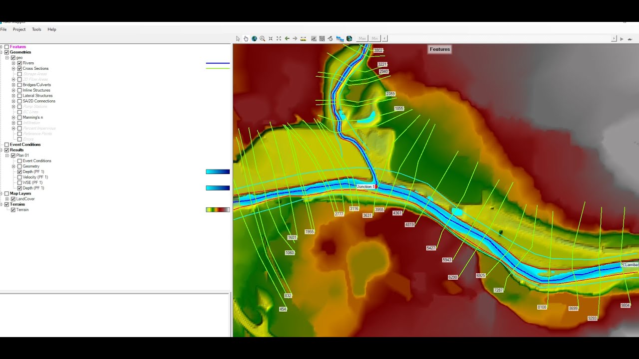 MODELAMIENTO HIDRAULICO DE RIOS CON RASMAPPER - HEC RAS 6.0. - YouTube