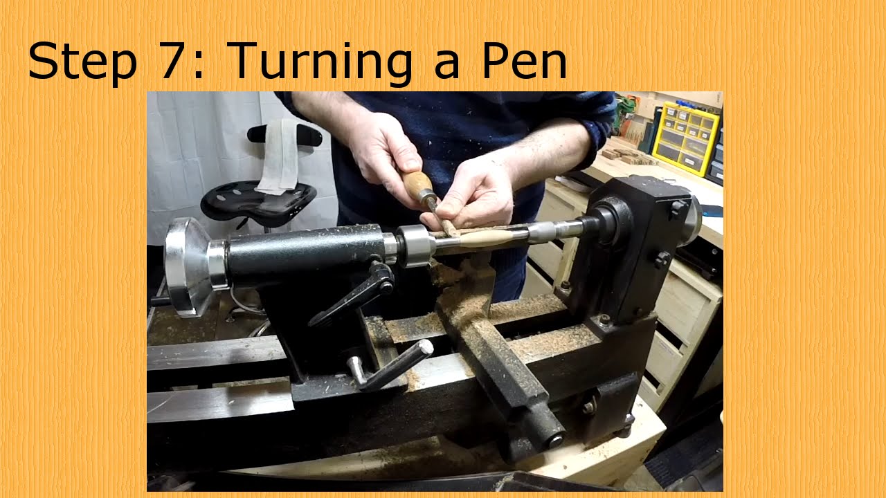Pen Turning Step 7 Turning the blanks into pens - YouTube