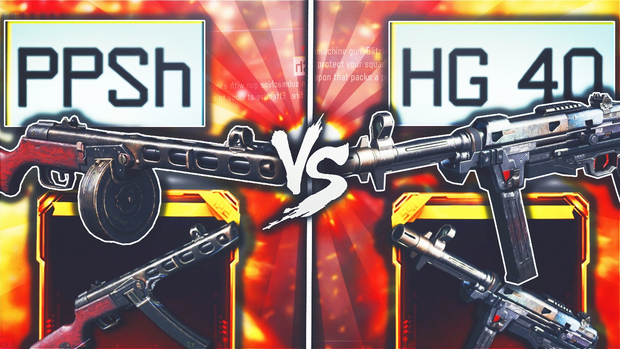 $50 PPSH vs $50 HG 40 - WHICH CLASSIC WEAPON IS BETTER IN BLACK OPS 3 ...