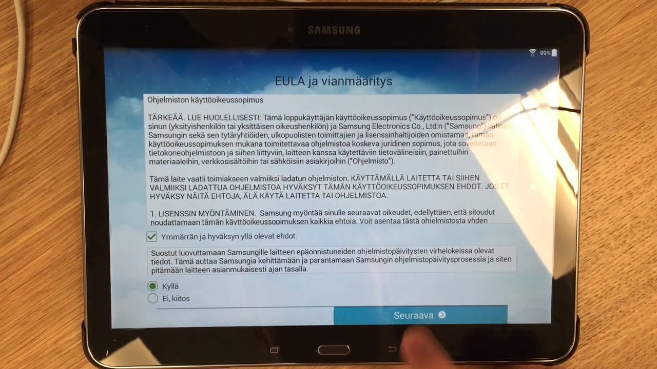 Tablettiohje: Tabletin käyttöönotto - YouTube