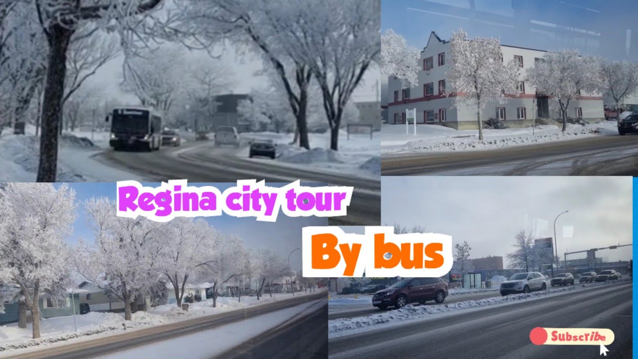 Regina City Tour In Winter// Regina Tour By Bus (Part 1) - YouTube