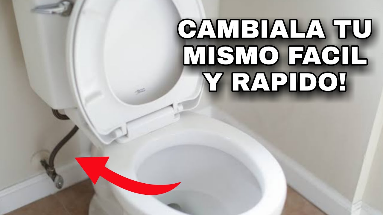 COMO CAMBIAR MANGUERA DE ABASTO DE INODORO - YouTube