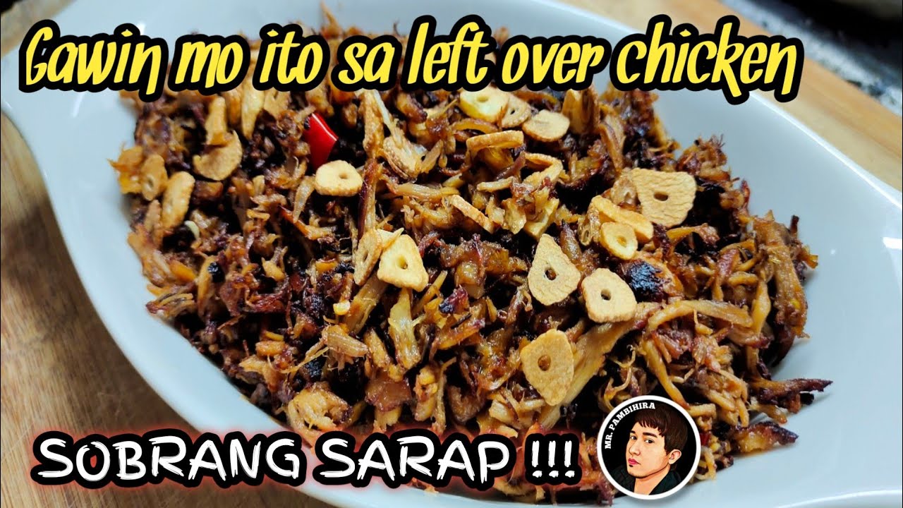 Chicken Adobo Flakes | Left Over Chiken Adobo Flakes - YouTube
