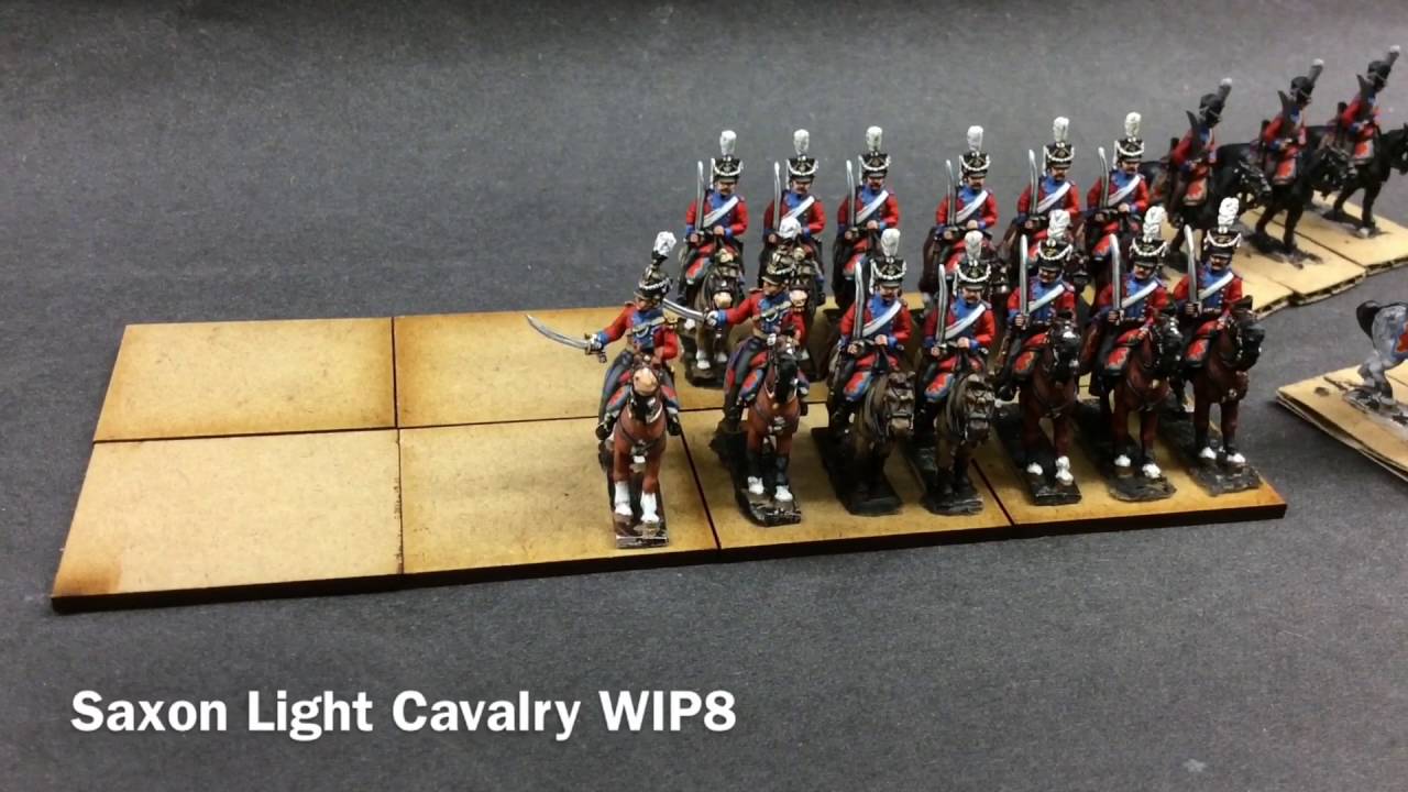 Saxon Light Cavalry WIP8 - YouTube