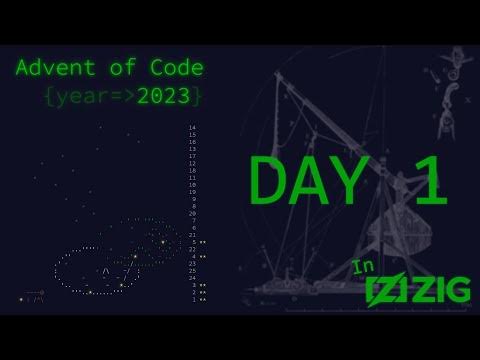 Advent of Code 2023 in Zig - YouTube