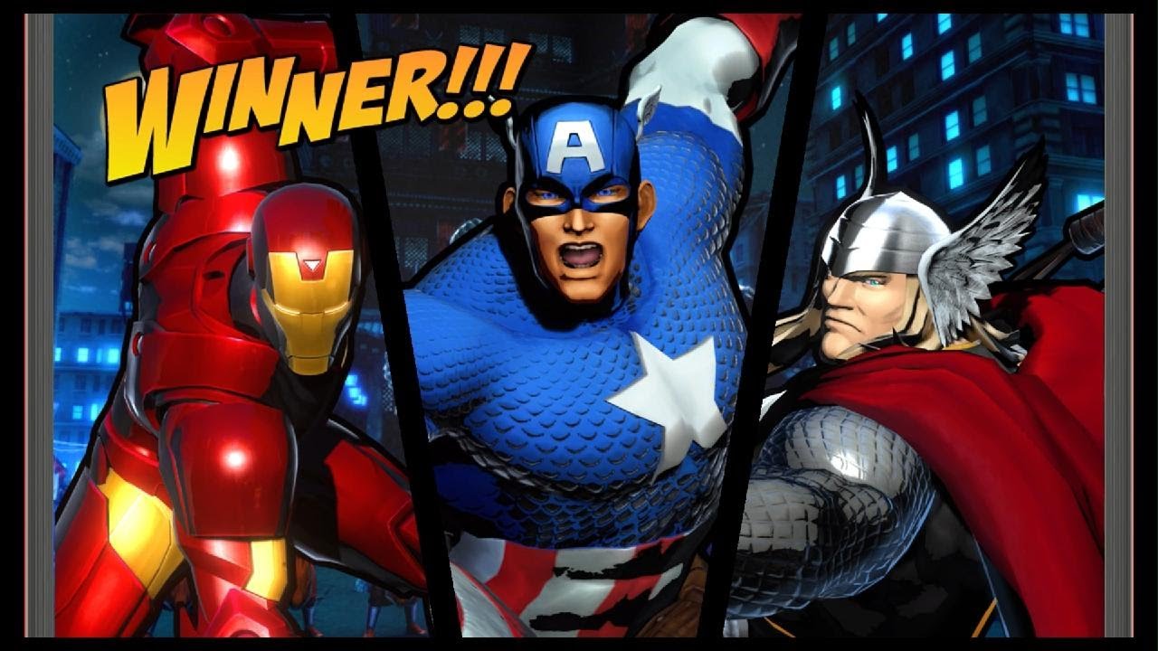 Ultimate Marvel vs Capcom 3 arcade.Avengers Assemble. - YouTube
