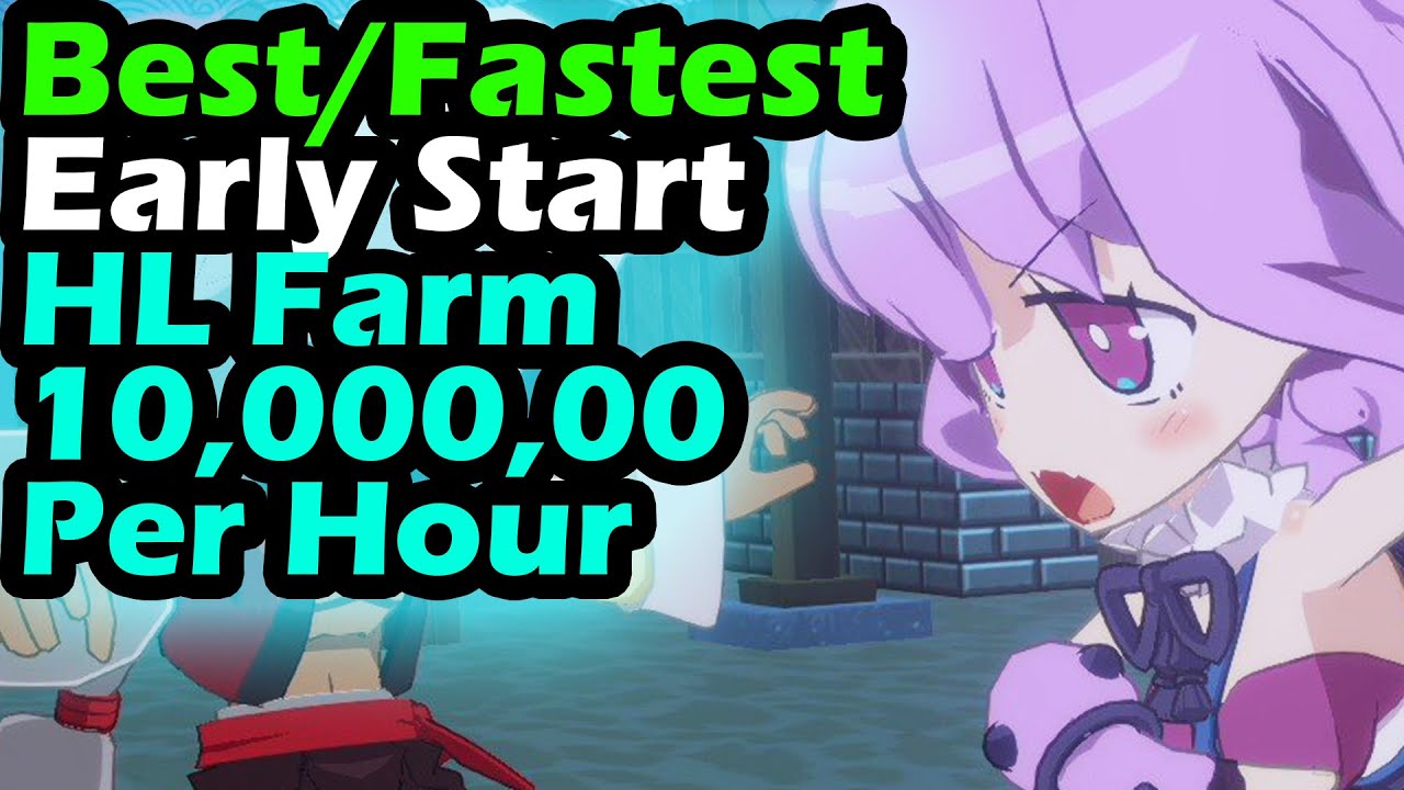 Disgaea 7 Best Early Starter HL Farm 10 million Per Hour - YouTube