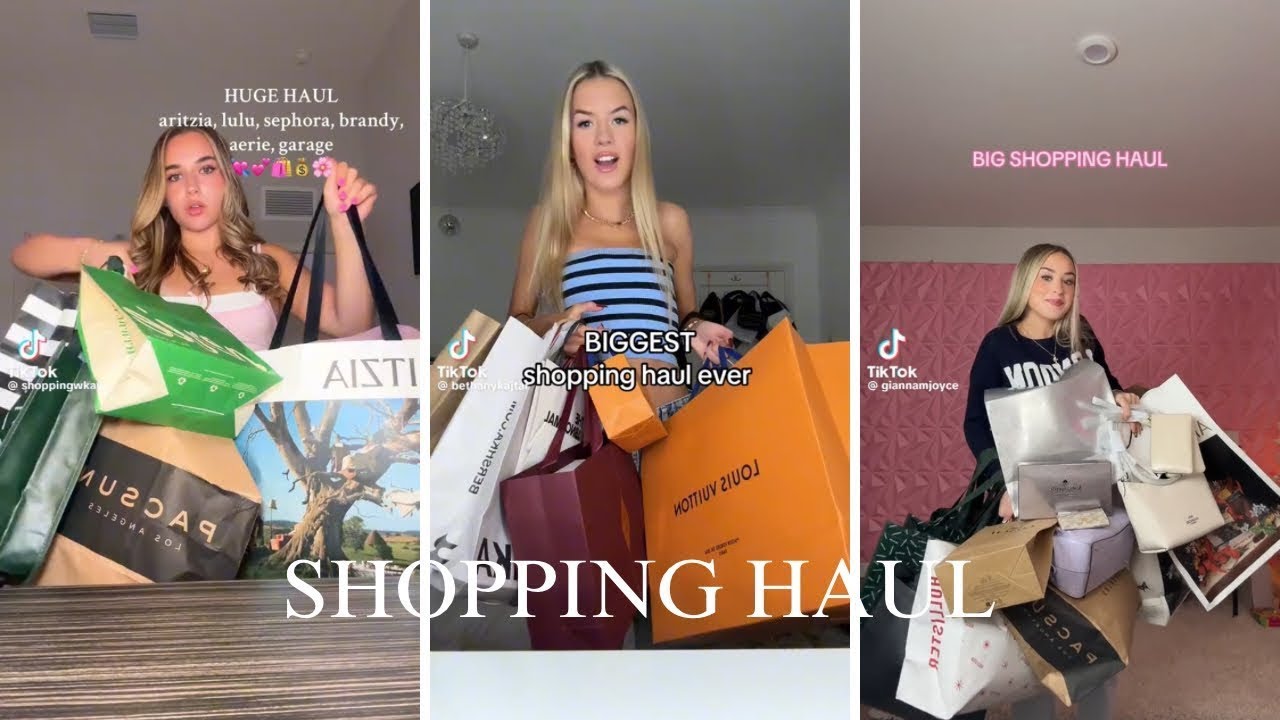 SHOPPING HAUL 🛍️- TikTok compilation - YouTube