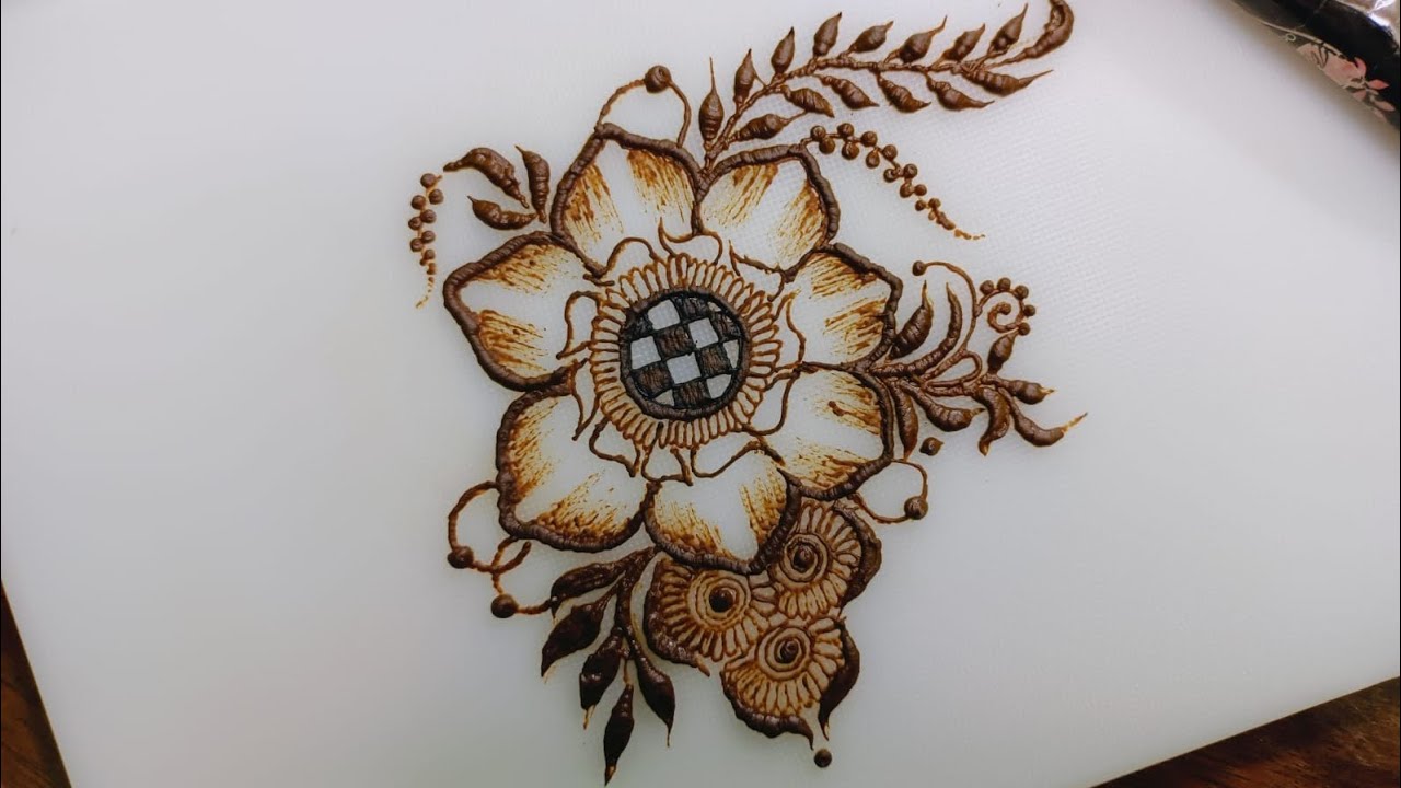 Beautiful flower bunch henna design🌸 - YouTube